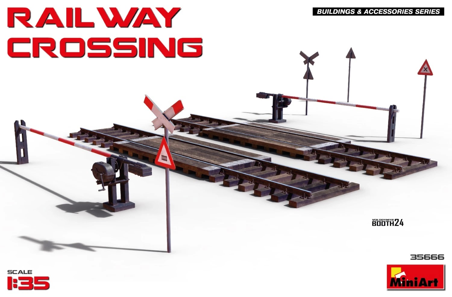 MiniArt's 1/35th scale Railway Crossing. – Hobbyzero