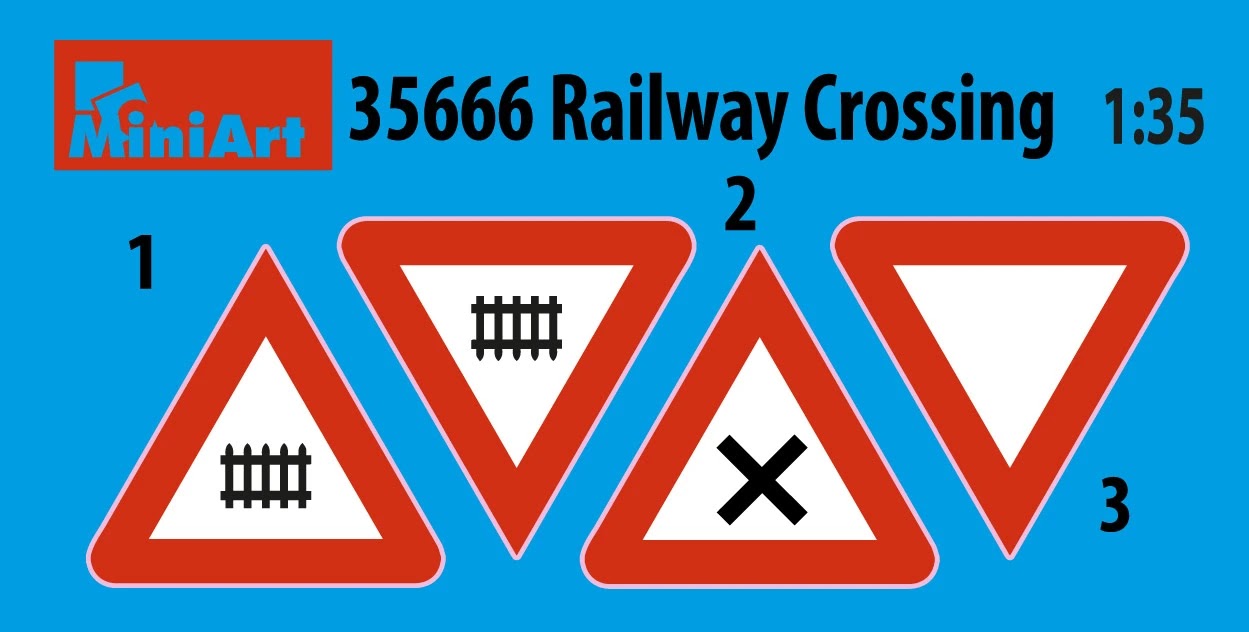 MiniArt's 1/35th scale Railway Crossing. – Hobbyzero