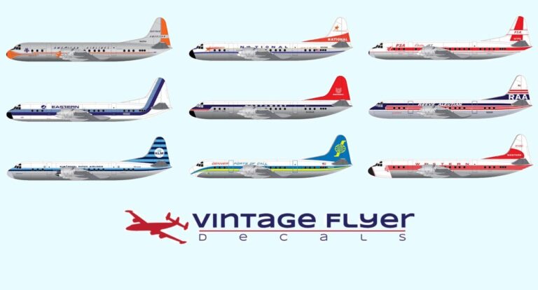 Lockheed Electra DECALS – Hobbyzero