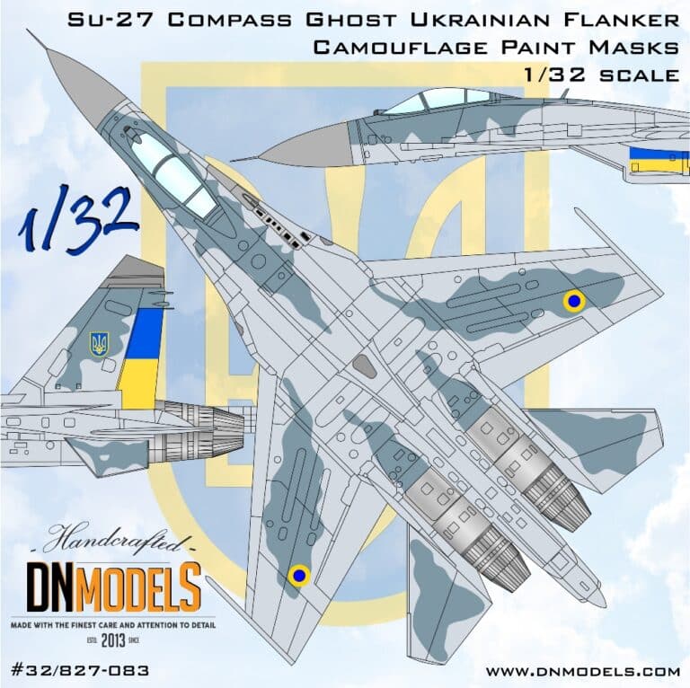 DN Models Releases 1/32 Paint Mask Set Ukrainian Su-27 "Compass Ghost ...